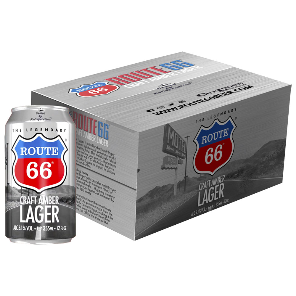 Route 66® Craft Amber Lager - Route 66® Beer